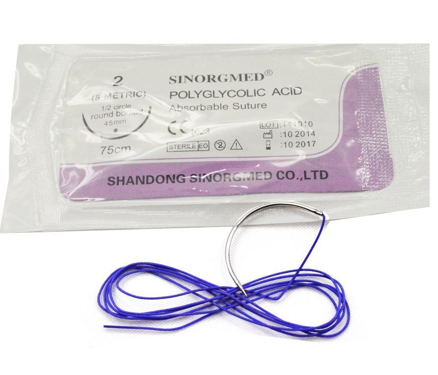 Fire sutura resorbabile Acid Poliglicolic Dtek - Sectiune triunghiulara ...