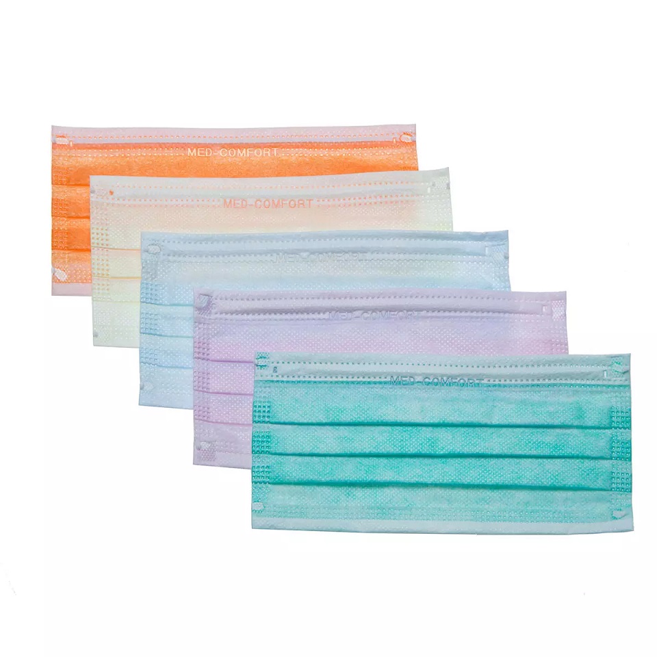 Masti chirurgicale tip IIR Med-Comfort ROZ | MKD-Medicale