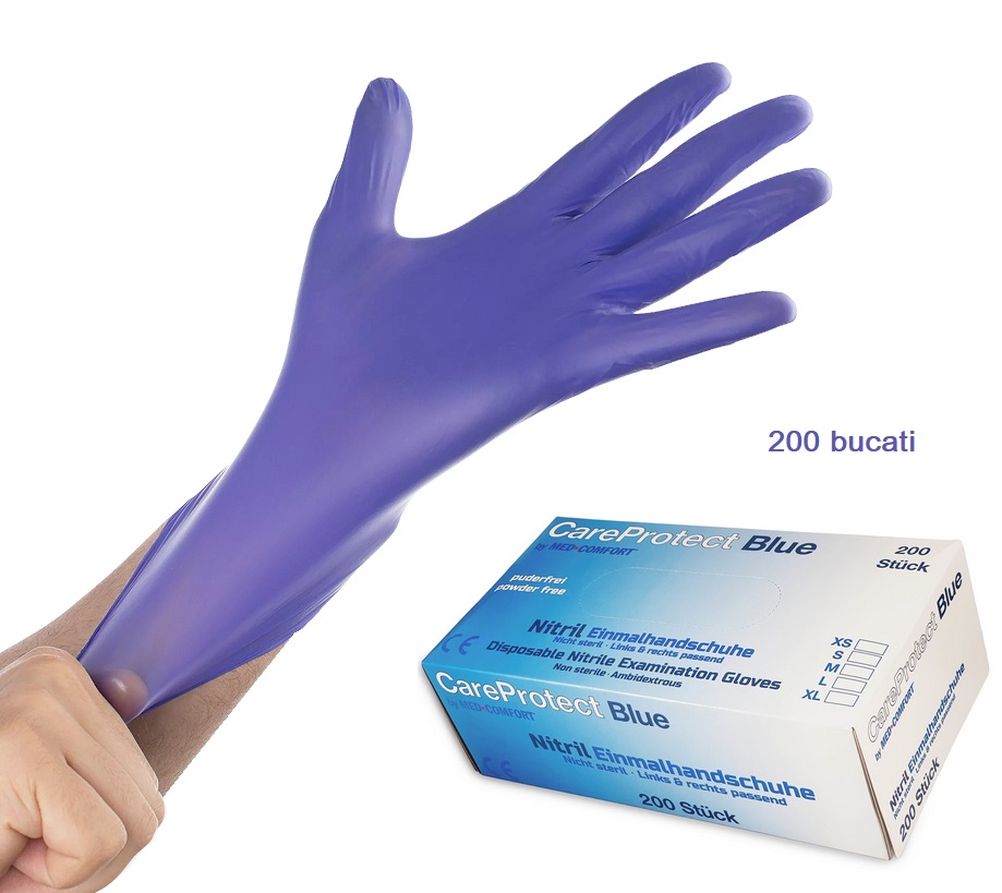 Manusi nitril CareProtect 200 bucati | MKD-Medicale