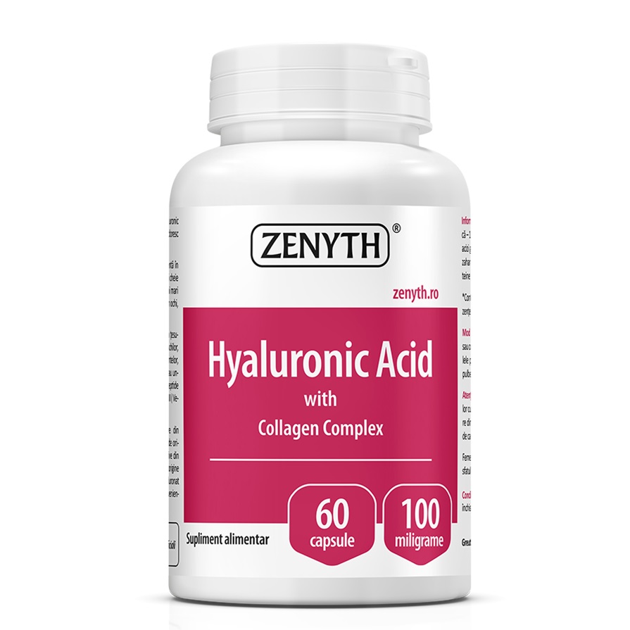 Acid Hyaluronic cu Collagen Complex – 60 capsule – Zenyth | MKD-Medicale