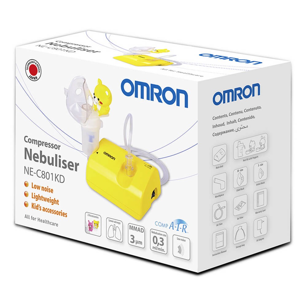 Aparat aerosoli pentru bebelusi/copii, Omron CompAIR C801 | MKD-Medicale