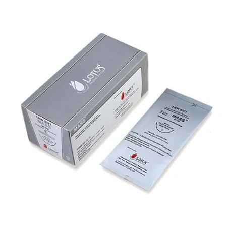 Fire sutura resorbabile Polidioxanona USP 2/0, 90cm, ac Rotund 26mm 1/2 ...